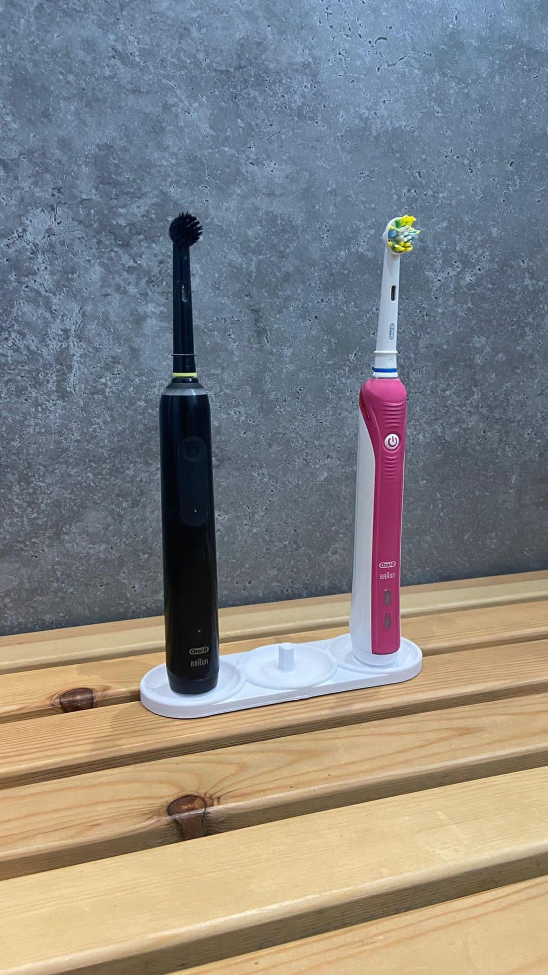 Oral-B Electric Toothbrush Stand with Drip Tray Holder – Blubber Cove