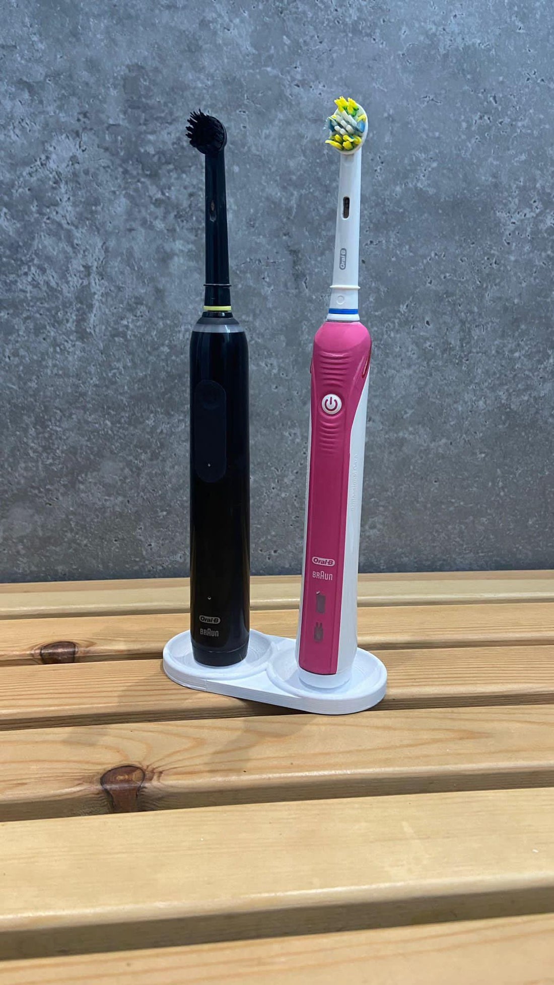 Oral-B Electric Toothbrush Stand with Drip Tray Holder – Blubber Cove